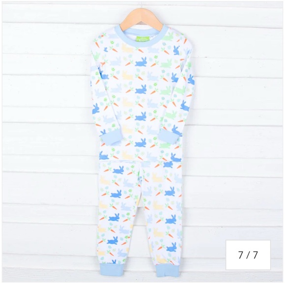 Classic Whimsy | Pajamas | Classic Whimsy Blue Bunny Wonderland Pajamas ...